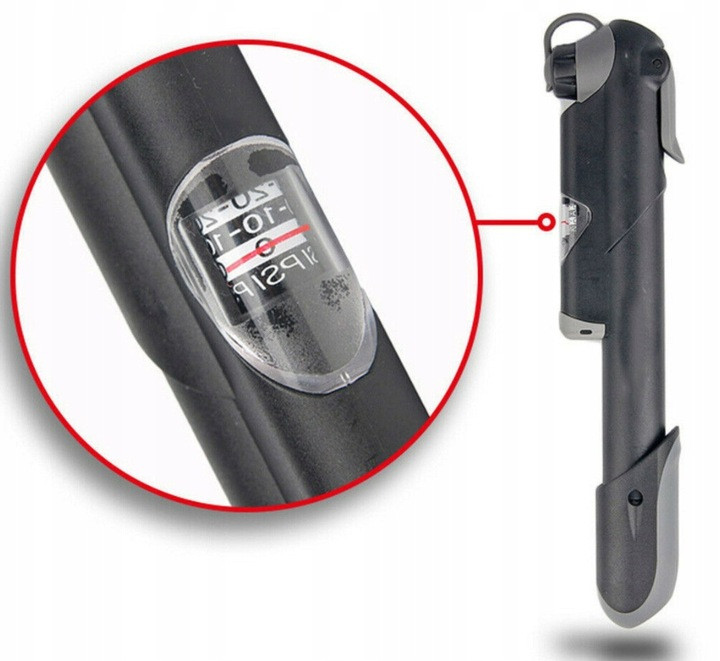 Pompka rowerowa z manometrem ROXAR Schrader Presta - Arena.pl